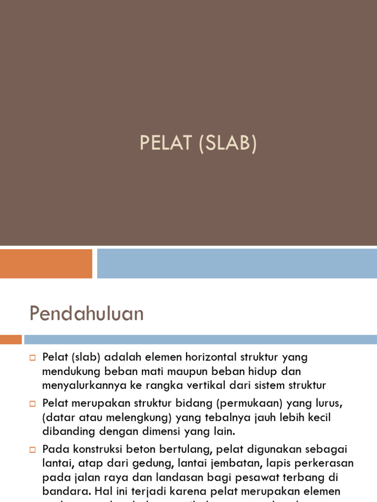 1.PELAT (SLAB) | PDF
