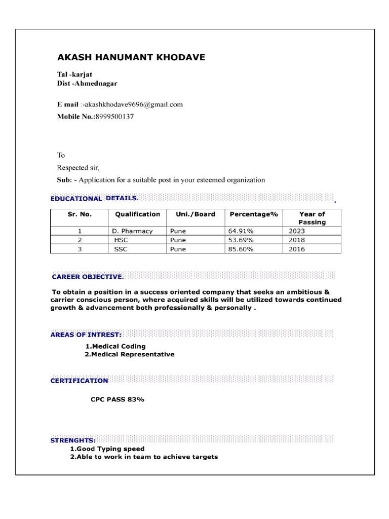 Akash resume | PDF
