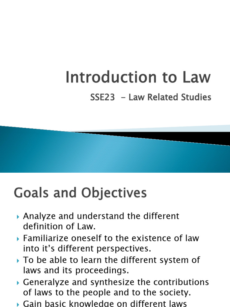 SSE23 Revised Introductionto LRS 2ndsem | PDF | International Law | Justice