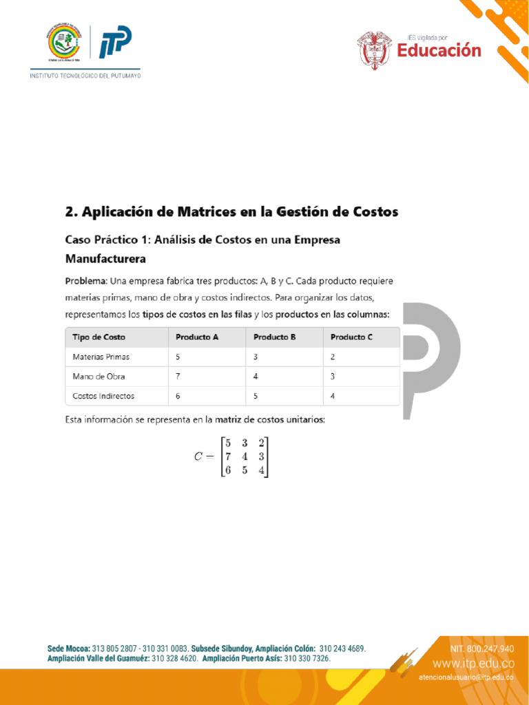 Matrices 1 | PDF