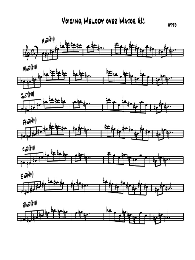 Major 7 11 Line | PDF