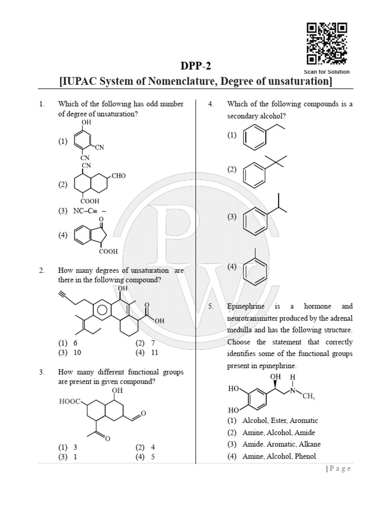 Chemistry Merge DPP - 22 - 34 - GOC - Dropper NEET NEW 4 | PDF