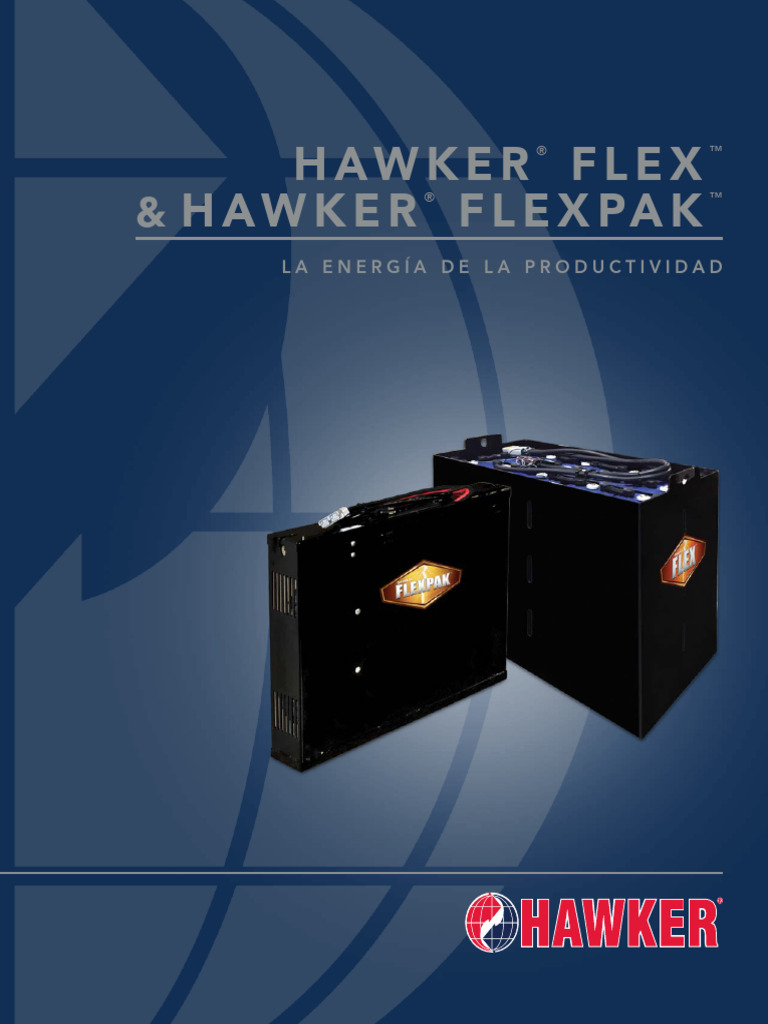 Hawker FlexFlexPak Battery Brochure ES 042019 V3 LR | PDF | Cargador de ...