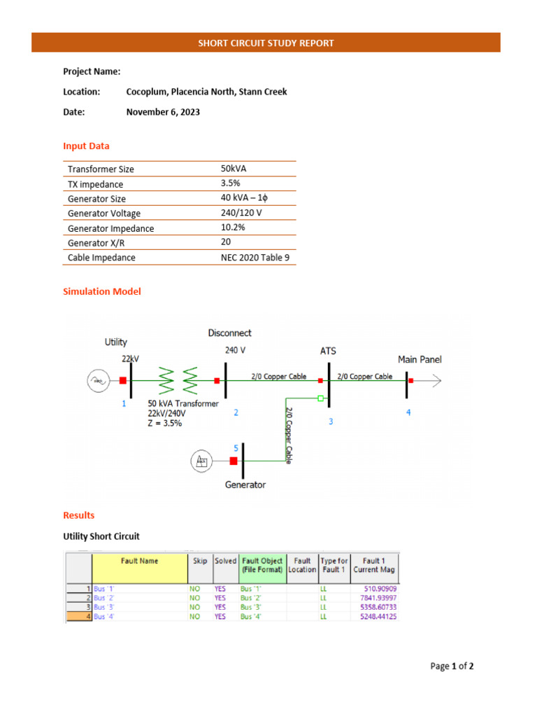 Short Circuit Calculation_10 | PDF