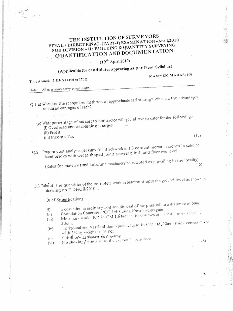 Quantification & Documentation | PDF