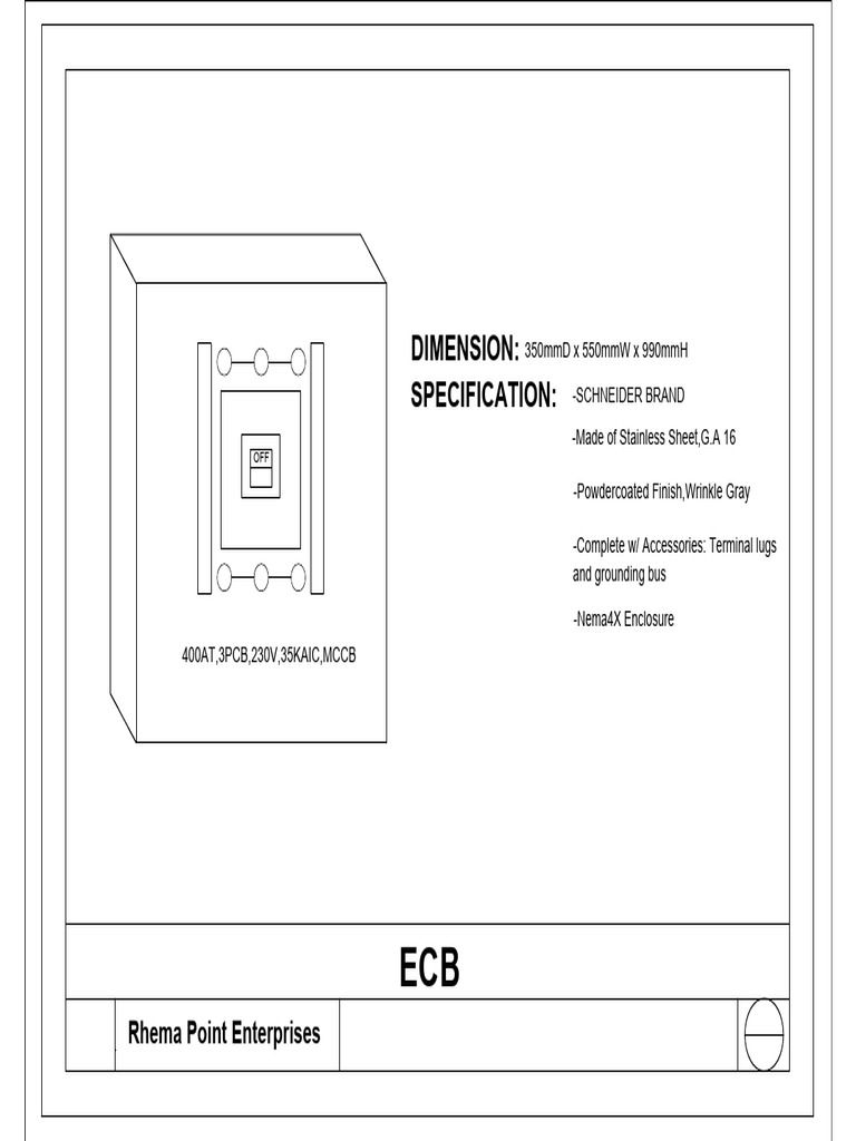 PANELBOARDrhema Model3 | PDF