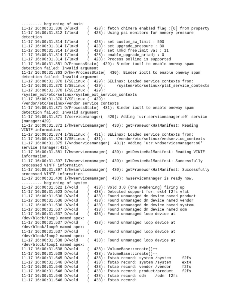 Logcat Csc Update Log | PDF | Operating System Technology | System Software