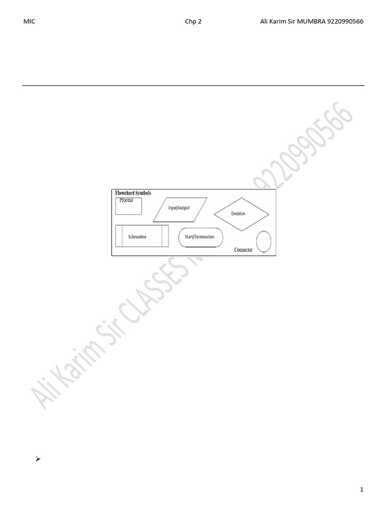 MIC Chapter 2 Art of Assembly Language Ali Karim Sir Notes | PDF ...