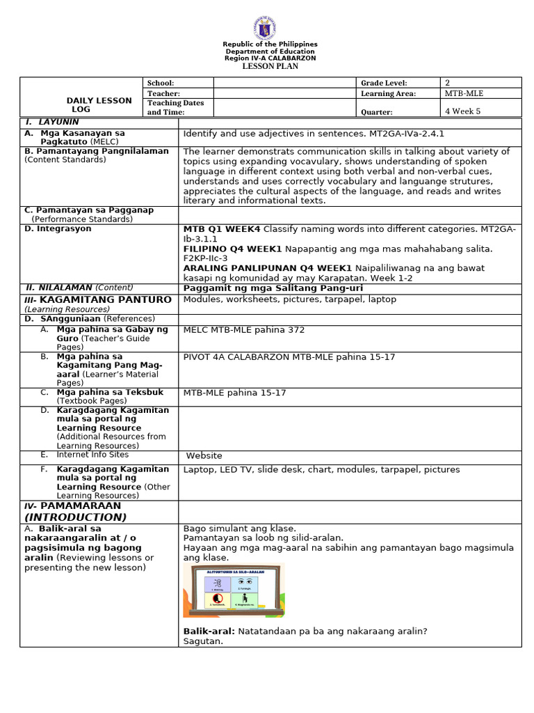 Q4 WEEK3 MTB DLL (1) | PDF