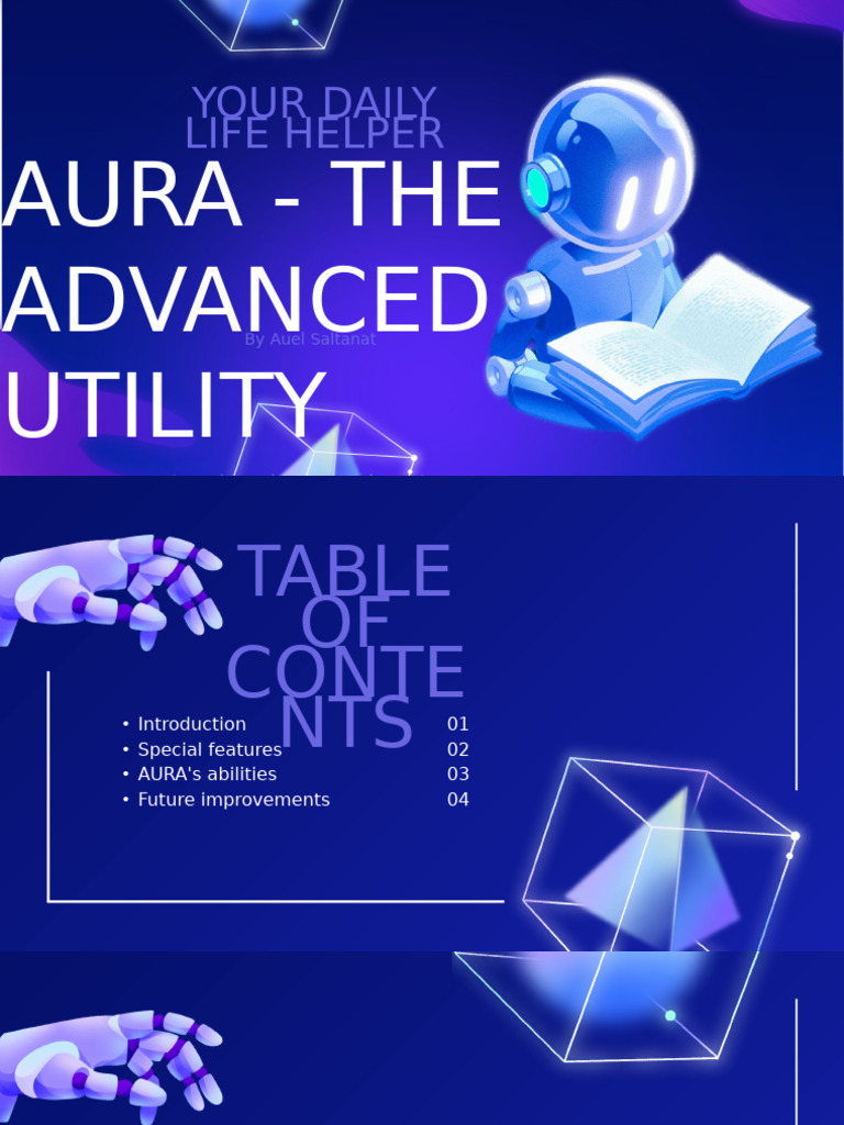 Blue Futuristic Illustrative Artificial Intelligence Project Presentation - 20250304 - 112720 ...