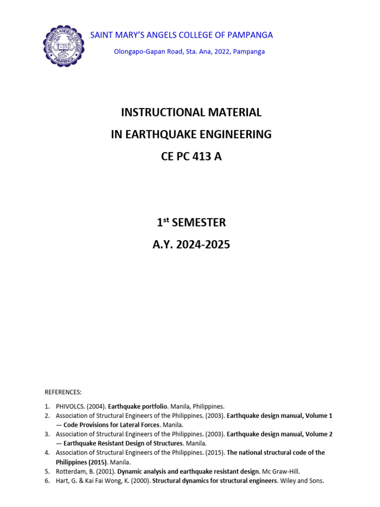 Unit 1 Introduction To Earthquake Engineering-2 | PDF | Plate Tectonics ...