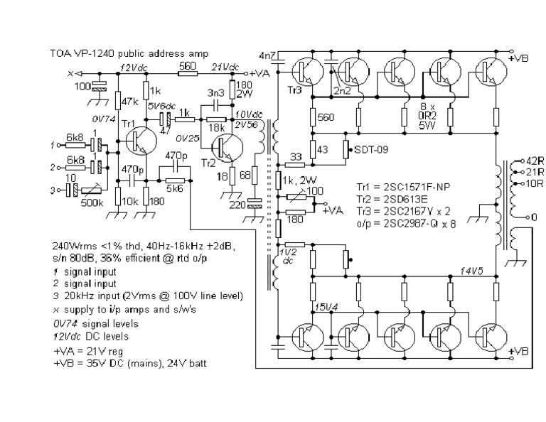 Power Horn TOA 240W | PDF