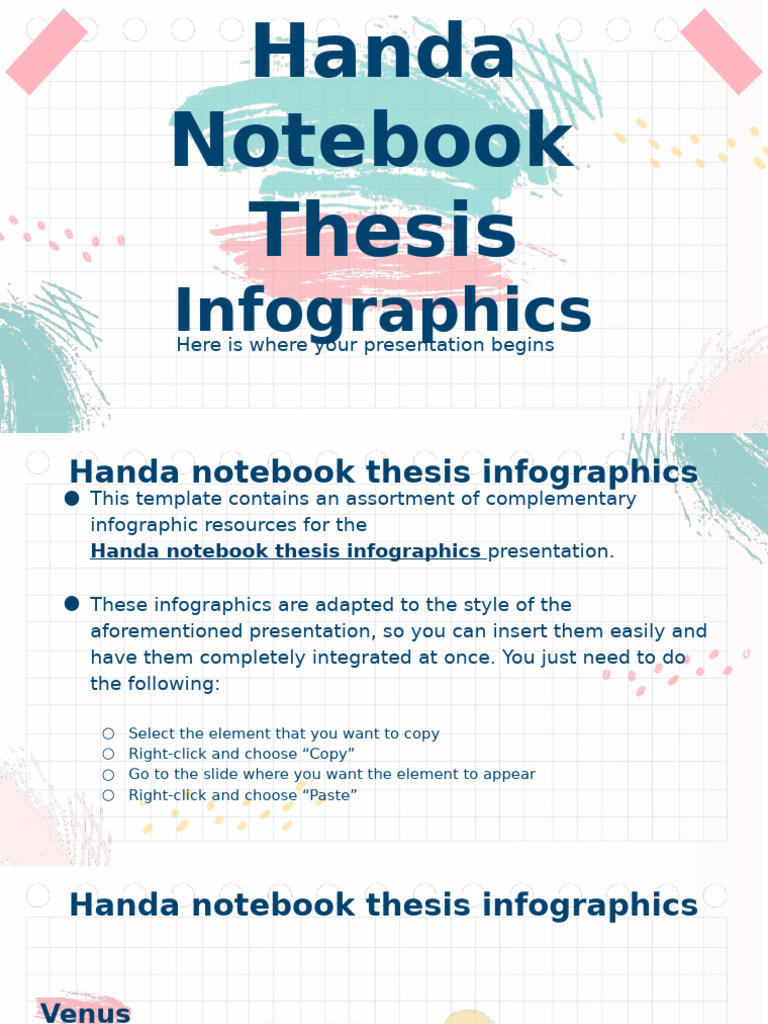 Handa Notebook Thesis Infographics by Slidesgo | PDF | Planets | Solar ...