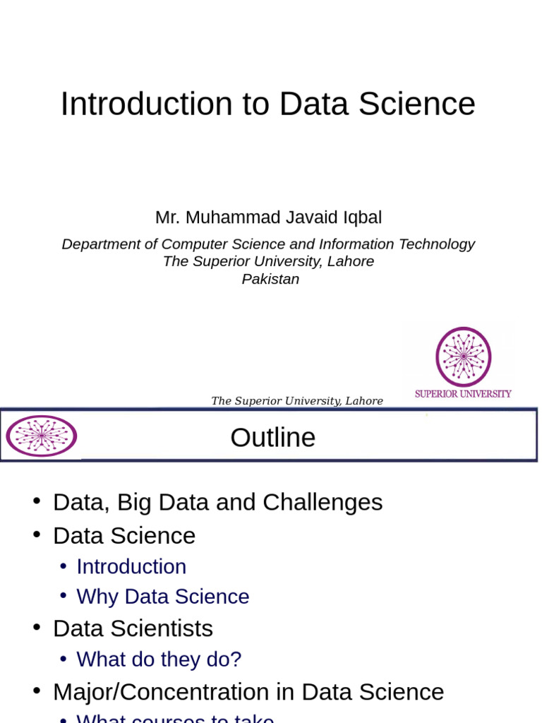 Introduction To Data Science 2 | PDF | Data Science | Big Data