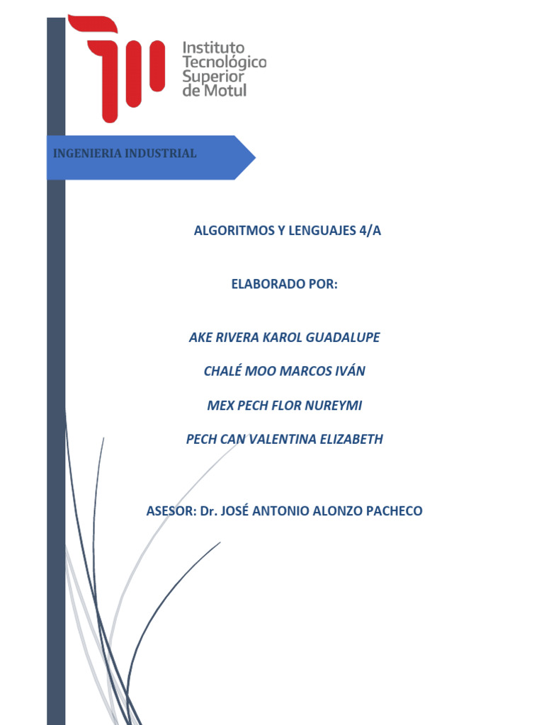 II4A - 2.1 - Algoritmos y Lenguajes de Programación - Proyecto - Chalé ...
