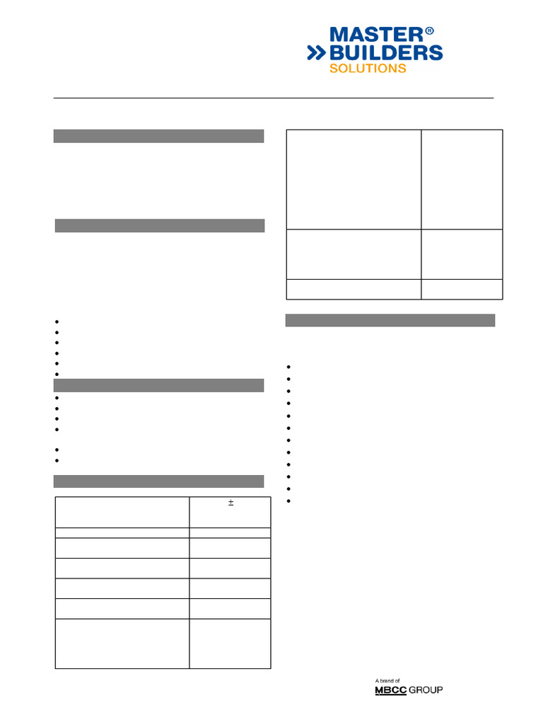 MasterTop_1202 v1 | PDF | Epoxy | Concrete