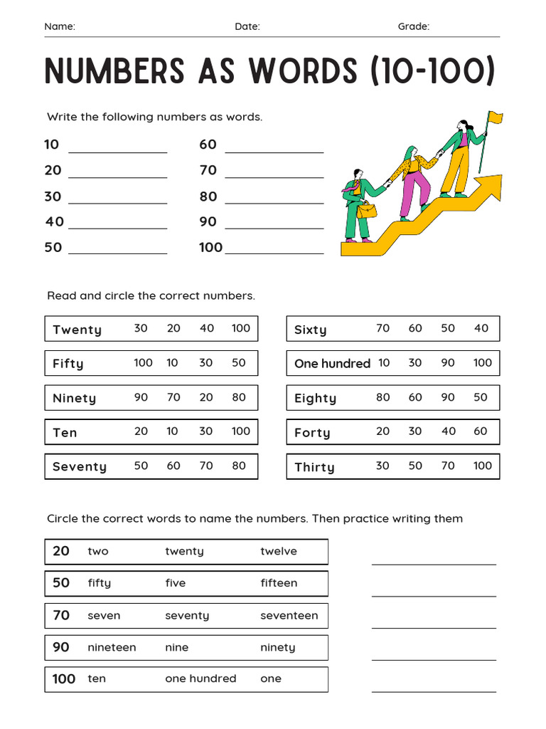 Number Recognition Practice | PDF
