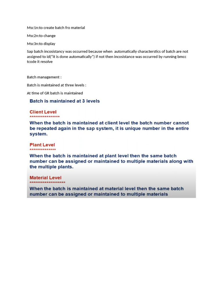 Batch management | PDF | Shelf Life | Computing