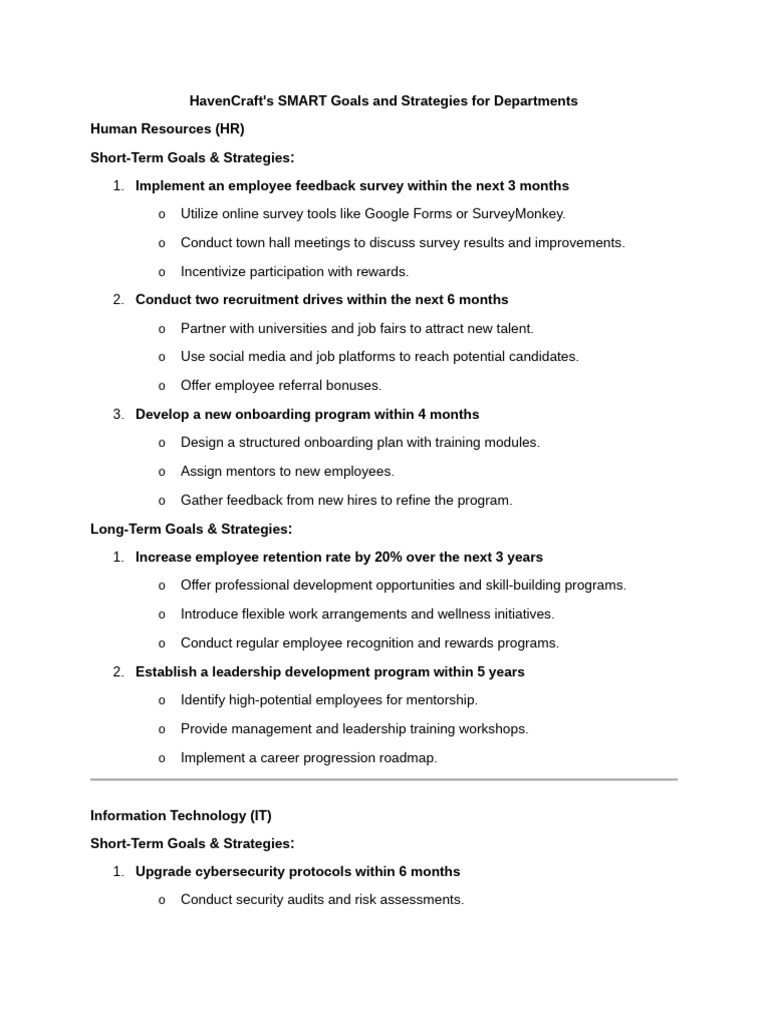 SMART Goals and Strategies | PDF | Inventory | Supply Chain