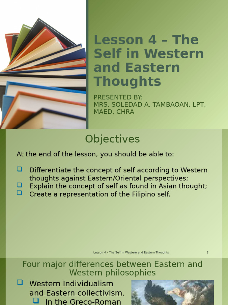 Self in Western vs. Eastern Thought | PDF | Self | Western Philosophy