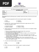 Q1 Math 7 MATATAG | PDF | Polygon | Angle