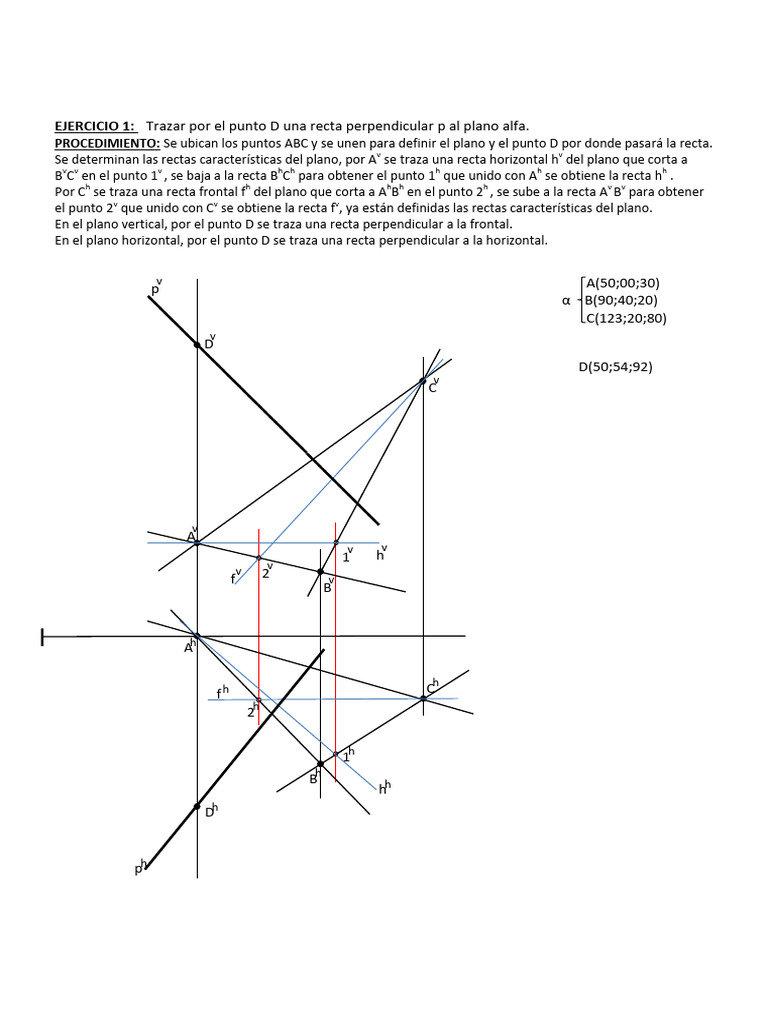 Ejercicios Resueltos. PERPENDICULARIDAD | PDF | Triángulo | Geometría Elemental