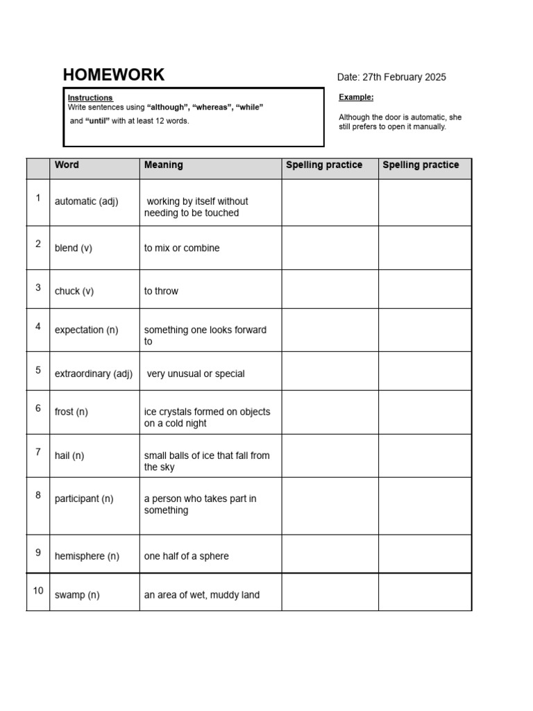 Unit 15B HOMEWORK | PDF