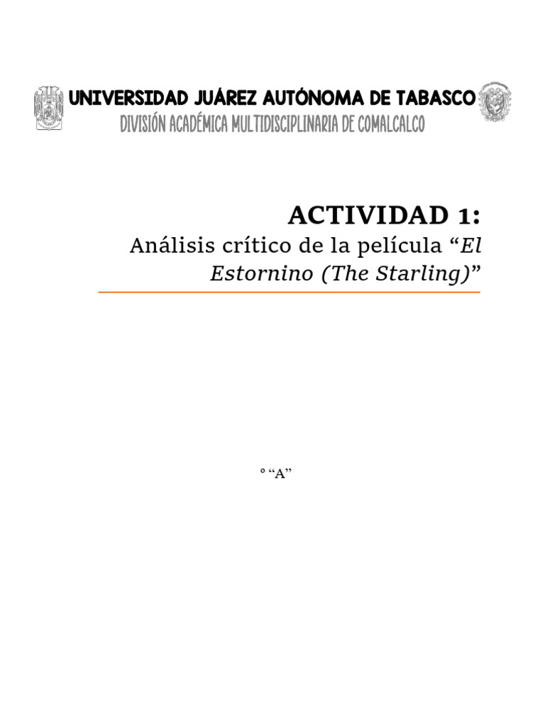 Análisis de La Película | PDF | Manual Diagnóstico y Estadístico de los ...