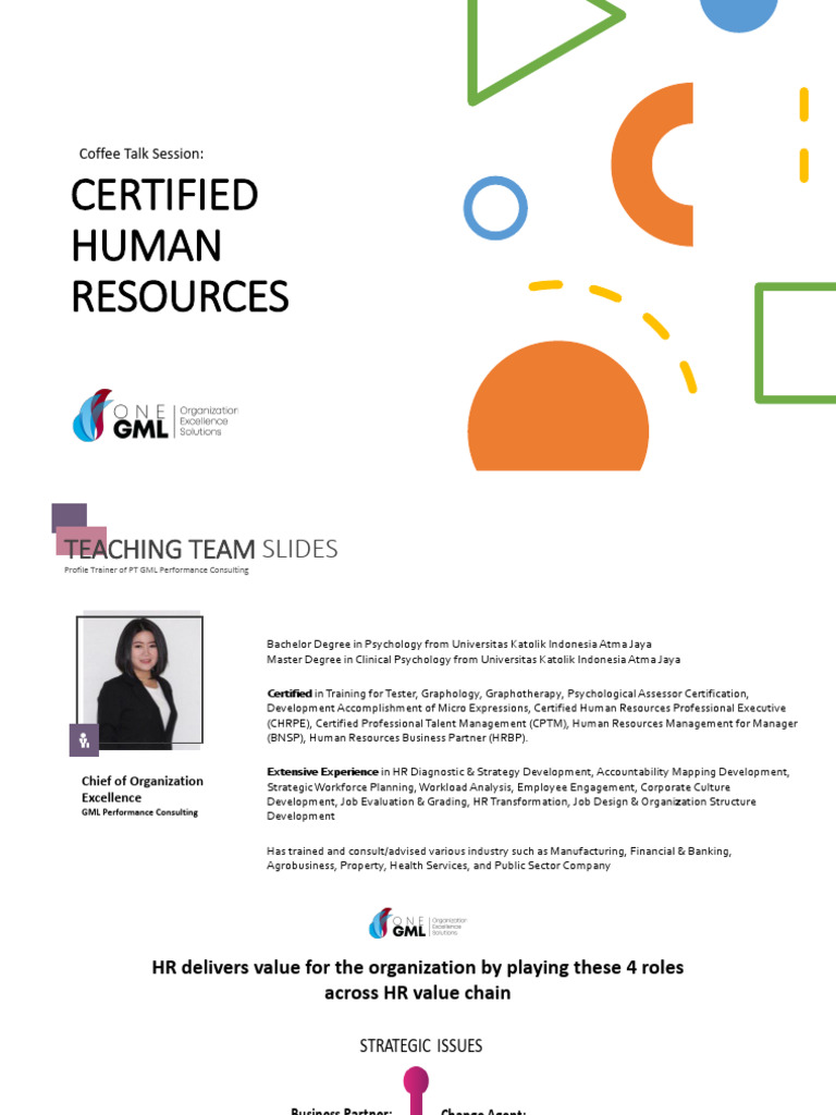 HR Certification & Training Program | PDF | Human Resource Management ...