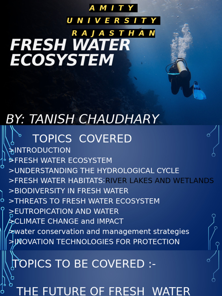 Fresh Water Ecosystem | PDF | Fresh Water | Ecosystem
