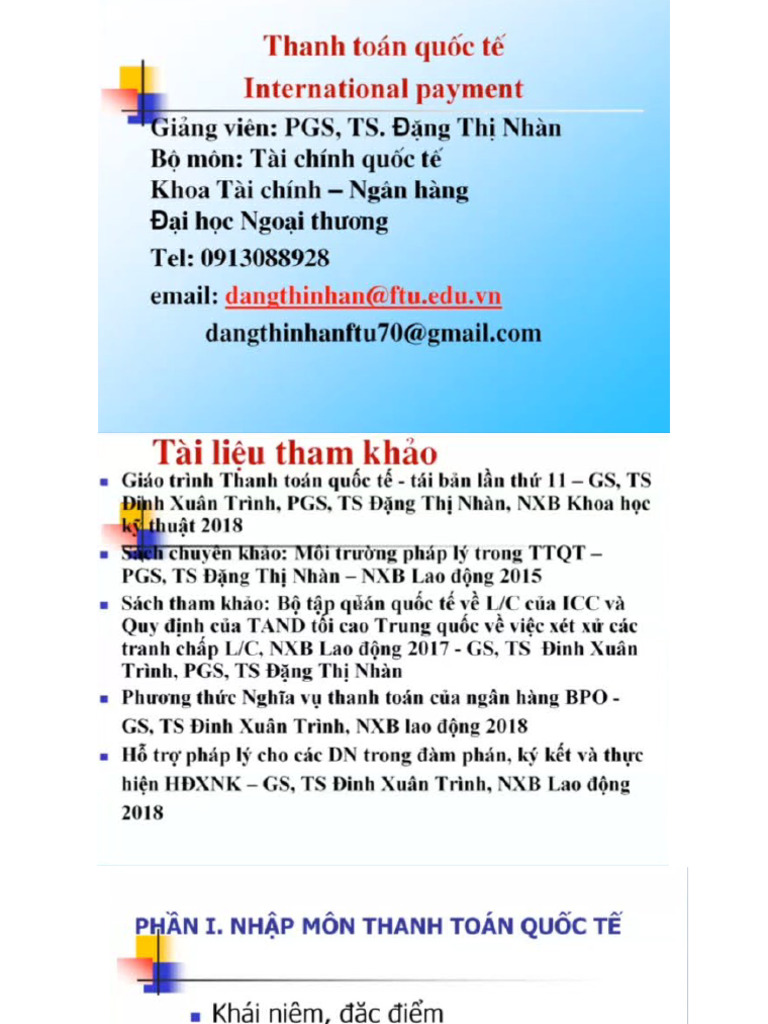 Slide TTQT Cô Nhàn | PDF