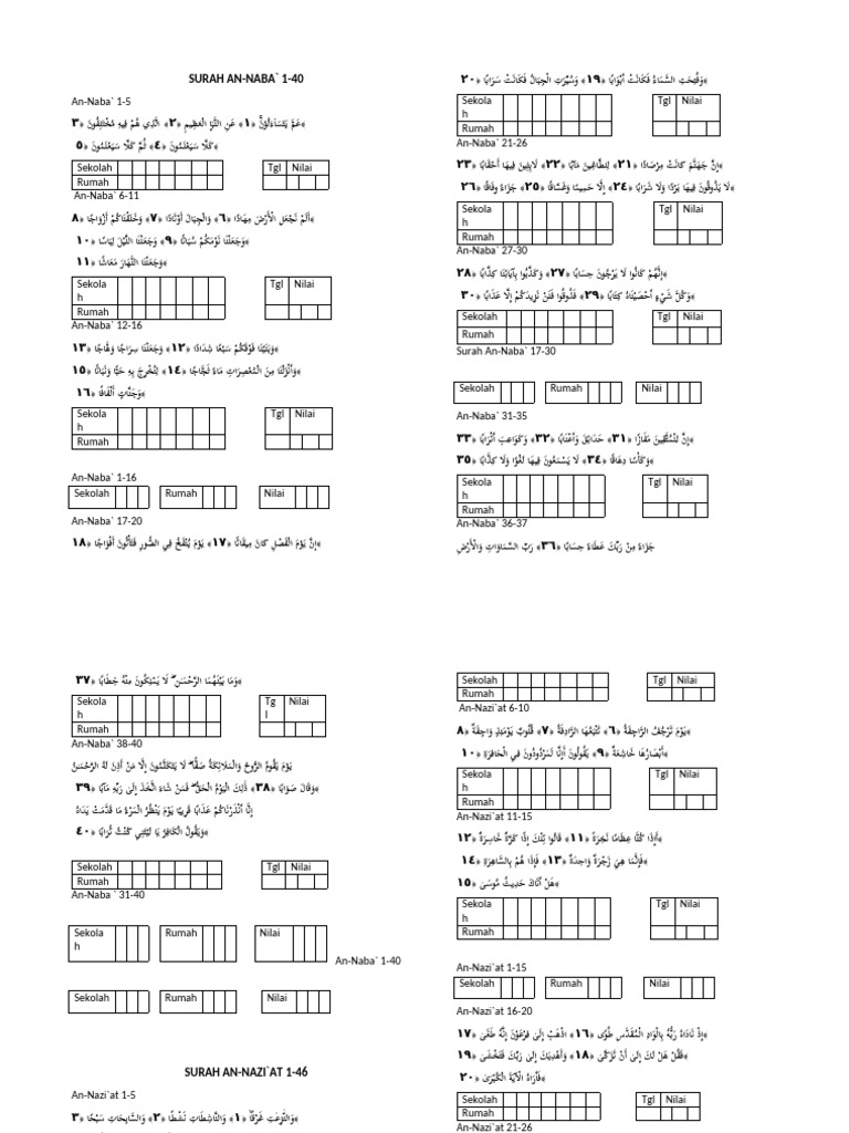 Surah an Naba` | PDF