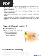 Calculation of Puretone Average | PDF | Classical Mechanics | Audiology