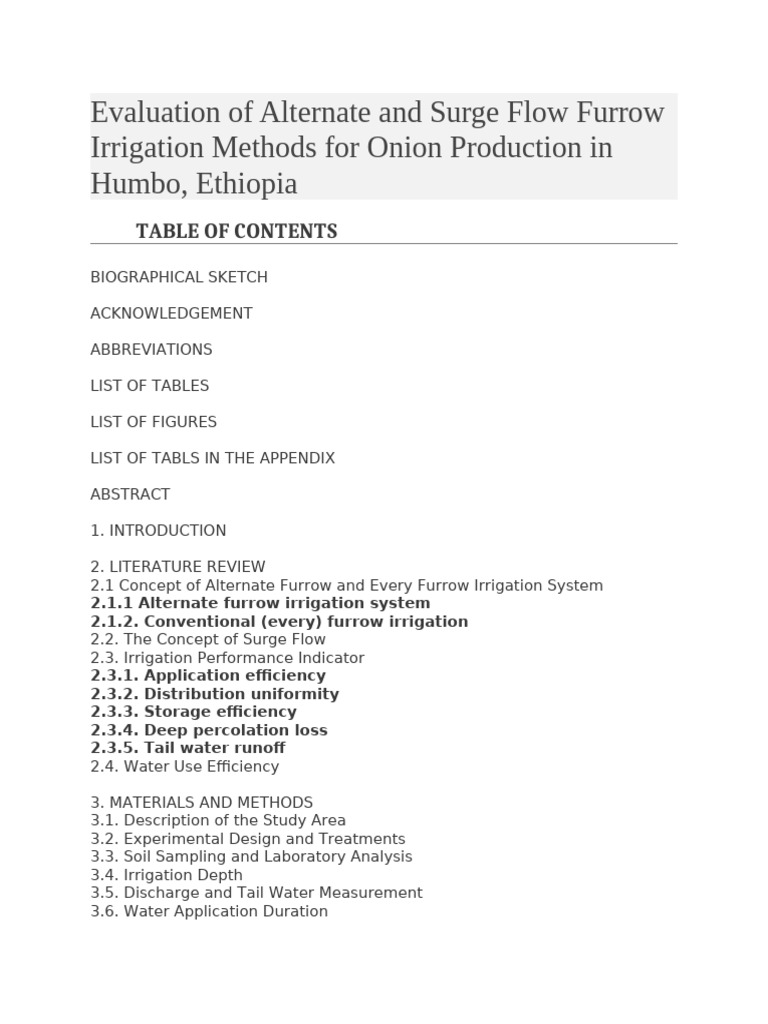 alternate and surge irrigation | PDF | Irrigation | Surface Runoff