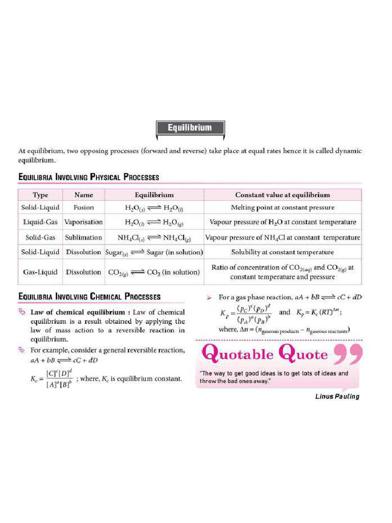 Equilibrium Notes | PDF