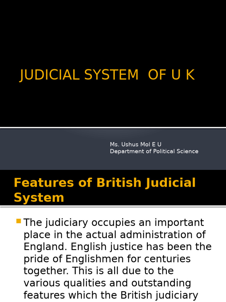 Judicial System of Uk | PDF | Supreme Courts | Appeal