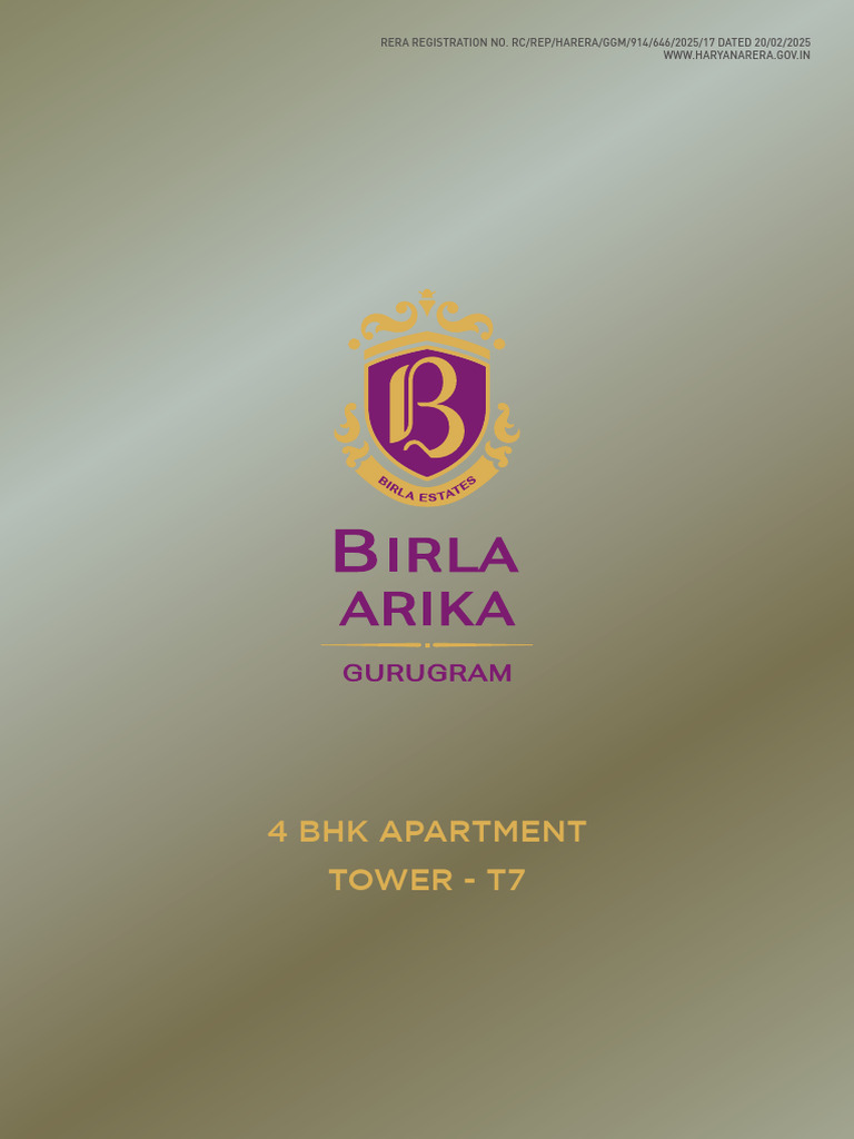 Birla Arika - Unit Plans - Tower 7 | PDF