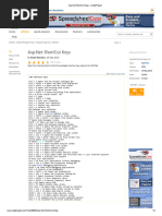 Turbo C++ Shortcuts | PDF | Keyboard Shortcut | Menu (Computing)