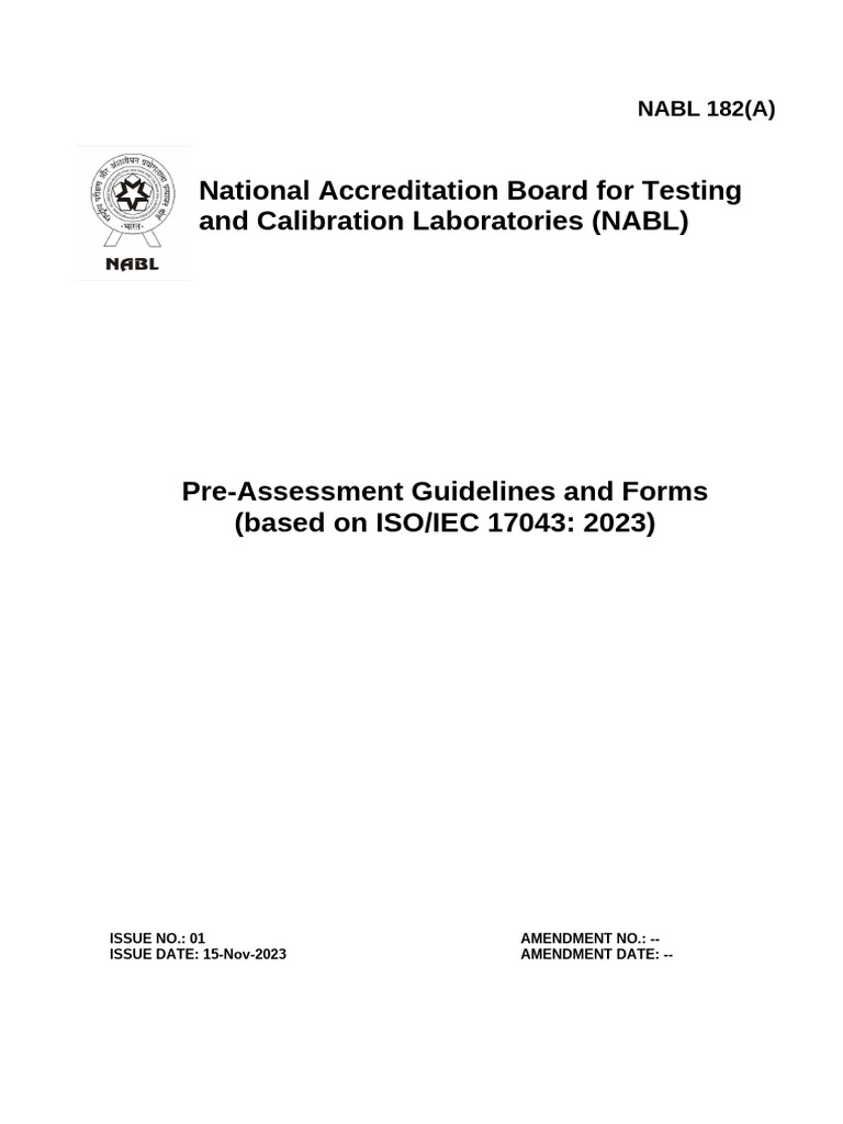 Nabl 182a | PDF | Quality Management System | Verification And Validation