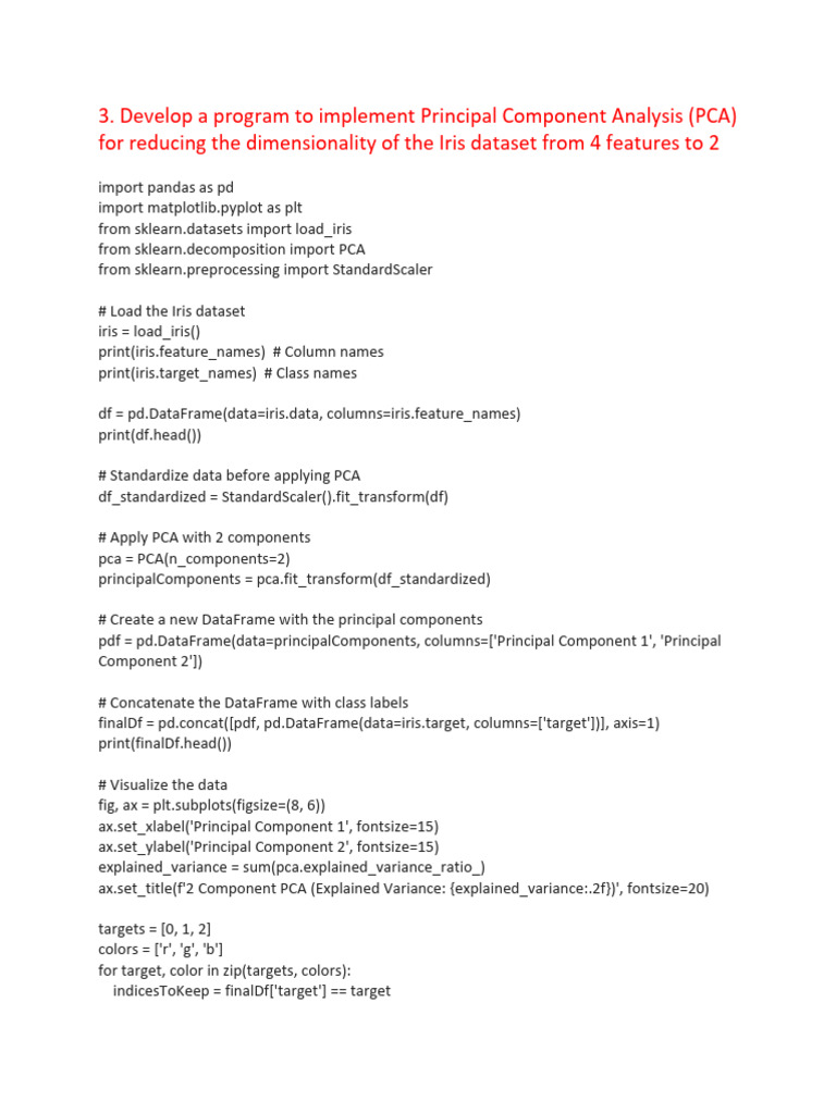 LAB-3 | PDF | Principal Component Analysis | Data Management