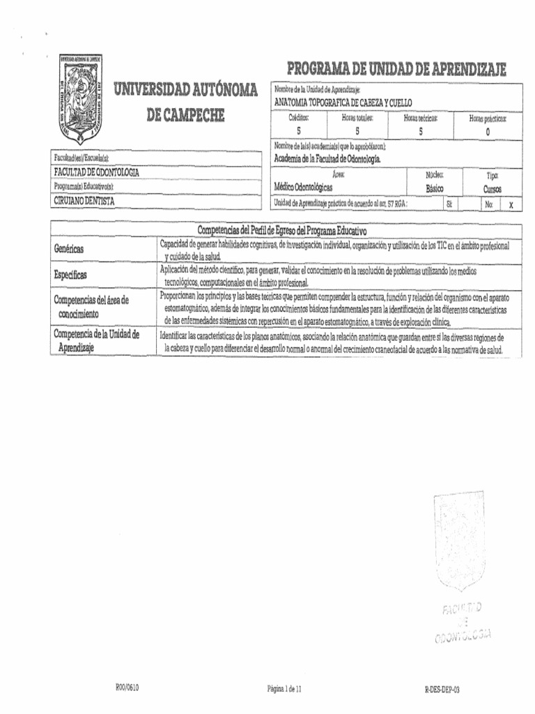 Anatom. Topograf Cabeza y Cuello | PDF