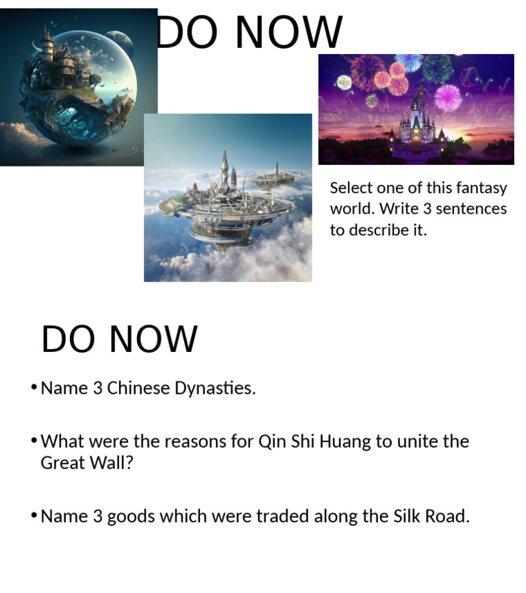 English - Writing DN Fantasy World | PDF