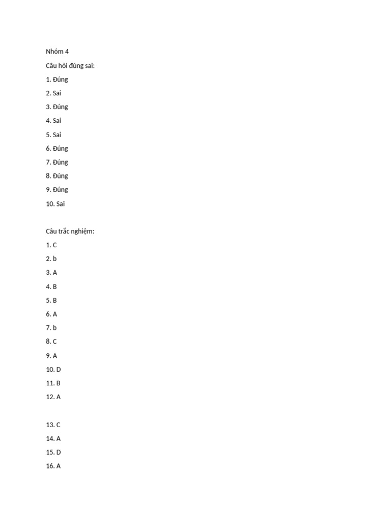 Nhóm 4 TLH - Tư Duy Và Tư NG Tư NG | PDF