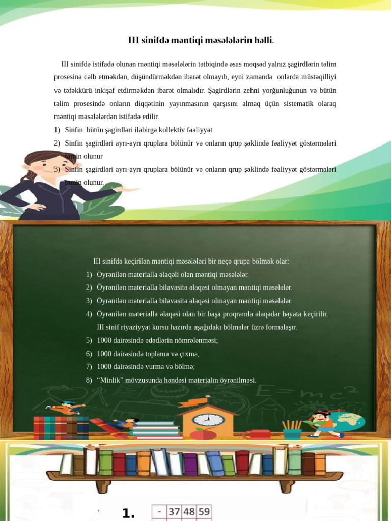 Riyaziyyat Slayd | PDF