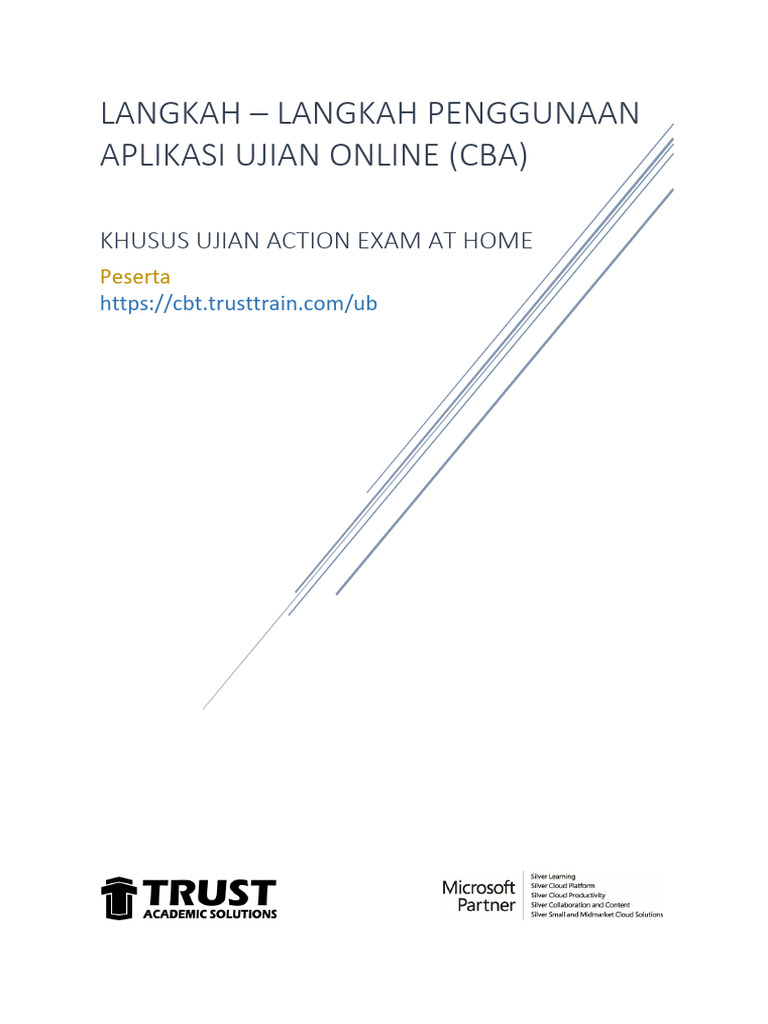 Panduan Ujian Online Action Exam | PDF