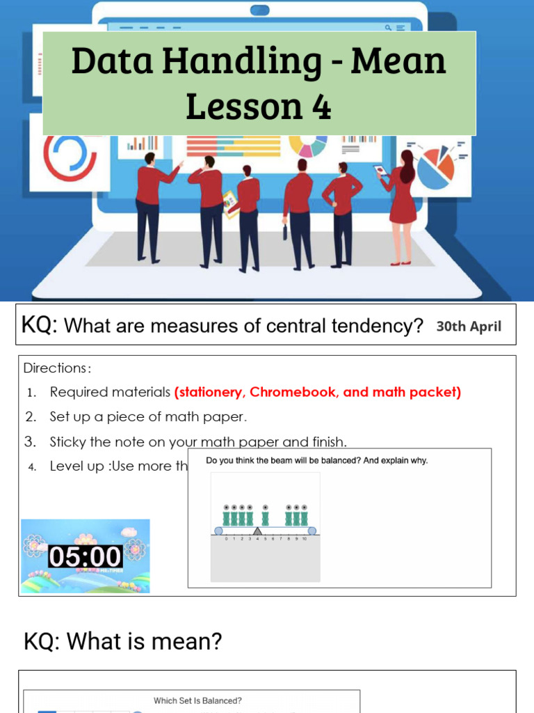 Lesson4 Plan About Data Handling | PDF