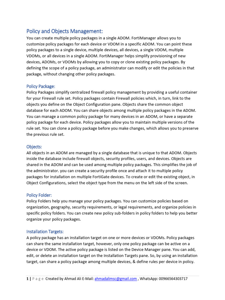 43-Policy and Objects Management | PDF | Graphical User Interfaces | Databases