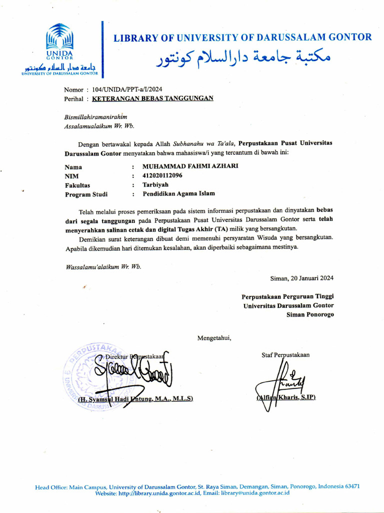 03. SK BEBAS PINJAM BUKU | PDF