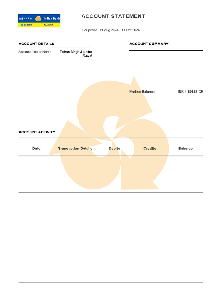 AccountStatement - 10-01-2025 13:13:10 | PDF | Debit Card | Debits And Credits