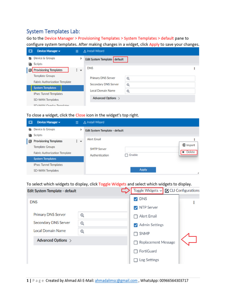 31-System Templates Lab | PDF
